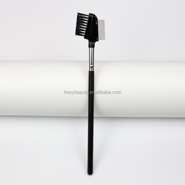 Duo-end Eyebrow Brush, Eyebrow Brush Eyelash Comb And Eye Shadow Brush ...