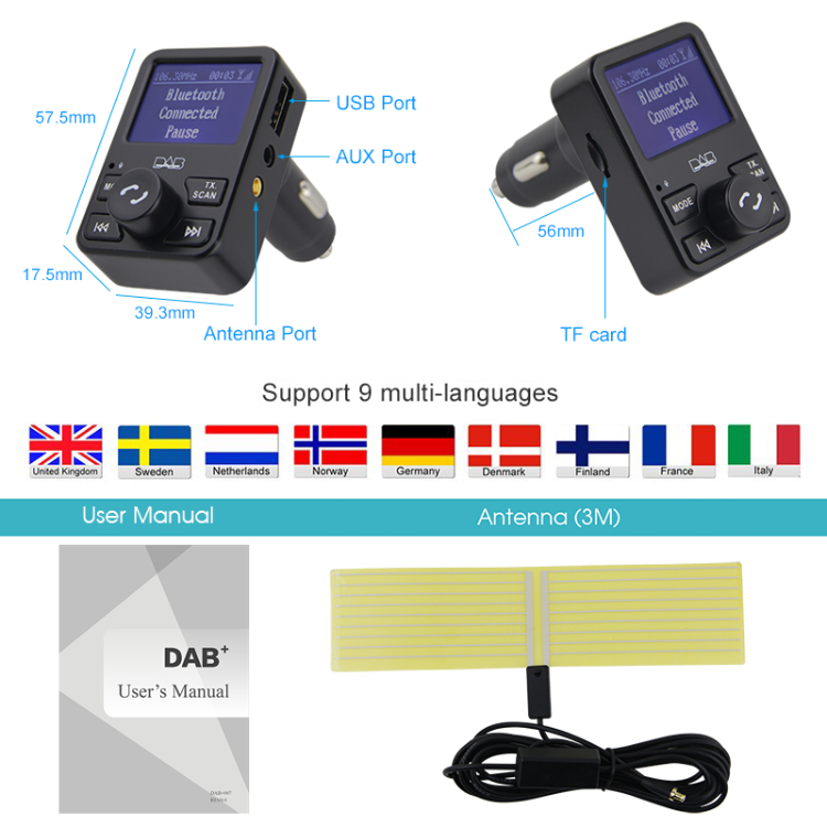 Bulk Buy China Wholesale 1.4'' Display Screen 12v Cigarette Lighter ...