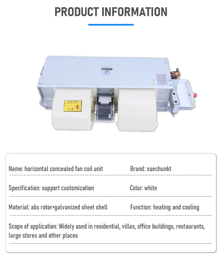 Buy Wholesale China Wholesale Low Noise Concealed Fan Coil Unit ...