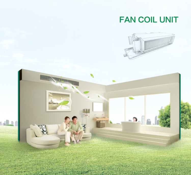 Factory Supply Directly Concealed Chilled Water Fan Coil Unit Fp238 ...