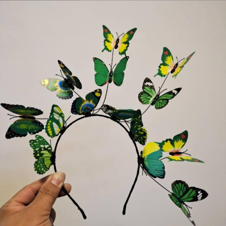 Buy Wholesale China Led Butterfly Fascinator Headband Monarch Butterfly ...