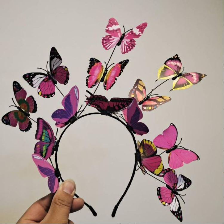 Buy Wholesale China Led Butterfly Fascinator Headband Monarch Butterfly ...