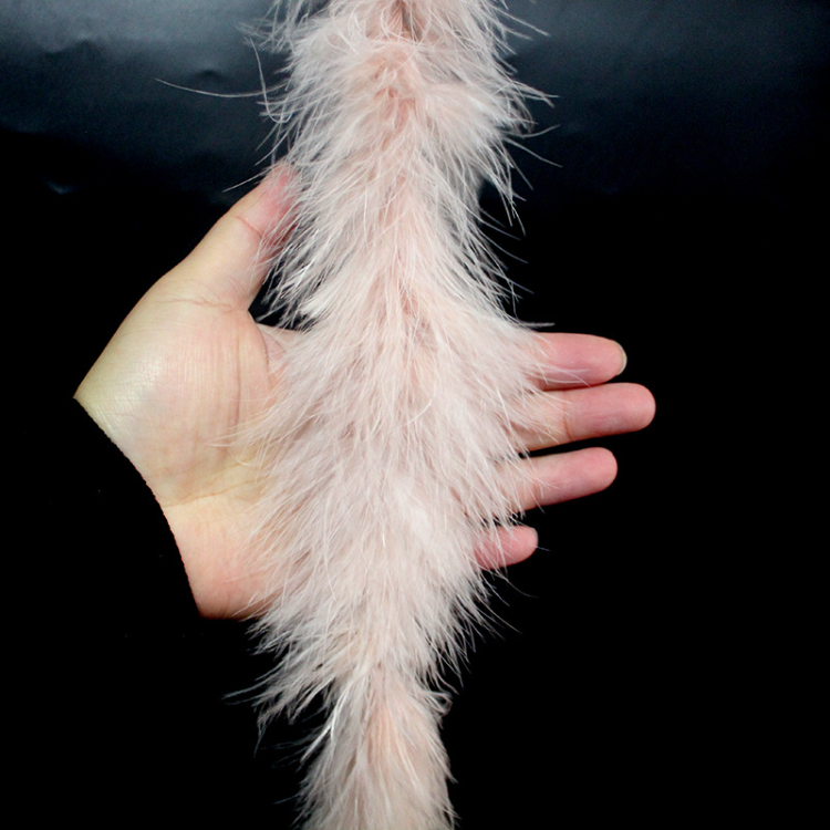 Custom Size And Length Fluffy Turkey Feather Boa For Diy Decoration ...