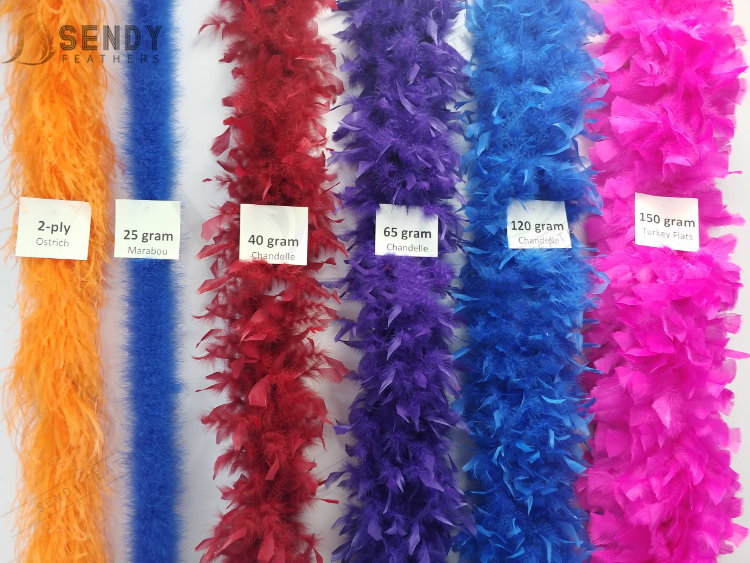 2 Meters Long Crafts Fluffy Feather Boa For Diy Girl's Fancy Dress ...