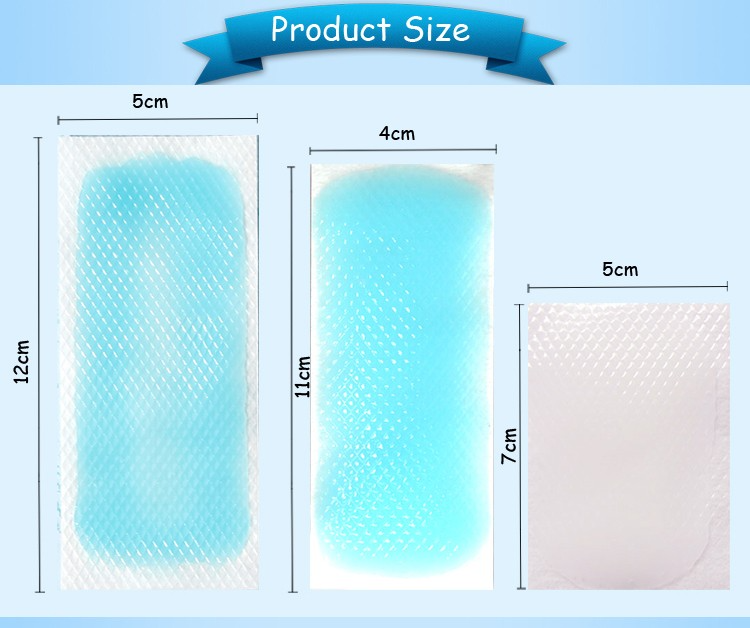 Buy Wholesale China High Quality Blue Hydrogel Antipyretic Cool Gel Pads Baby Reduce Fever ...