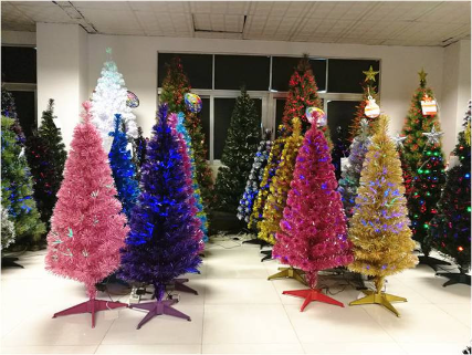 High Quality Party Decorations Led Optic Fiber Christmas Tree With Warm ...