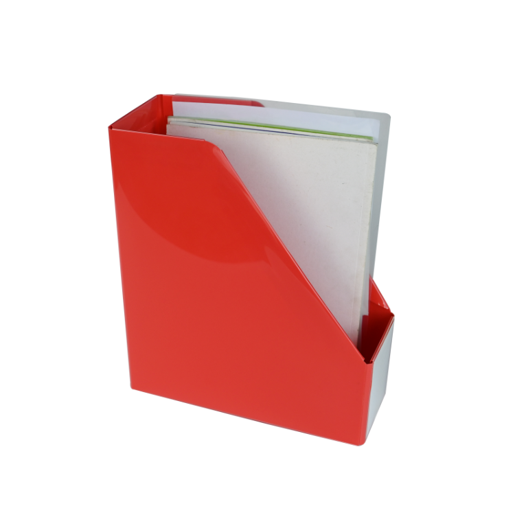 Vertical File Storage Box With Sticker One Pockets Put In Table Office ...