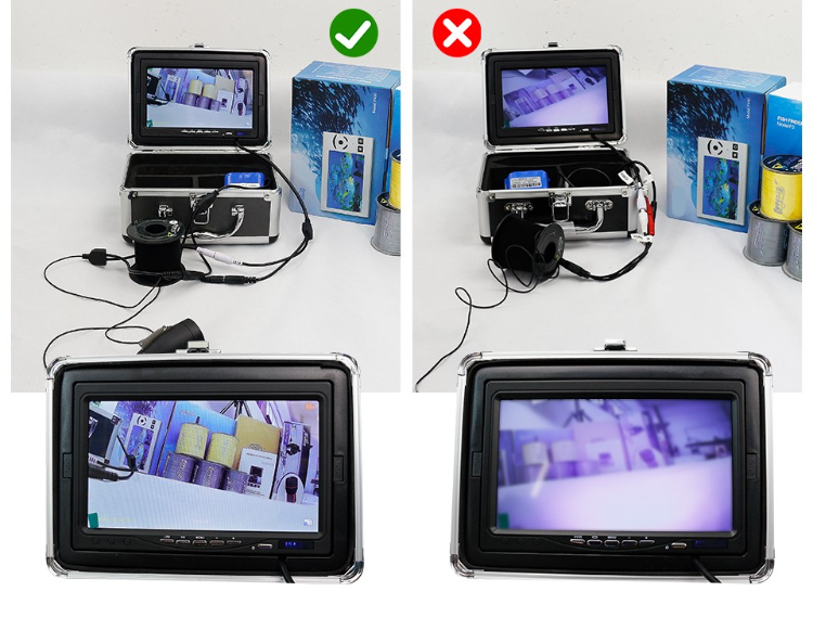 Waterproof Hd Camera 7inch Lcd Monitor Infrared Deep Sea Fish Finder ...