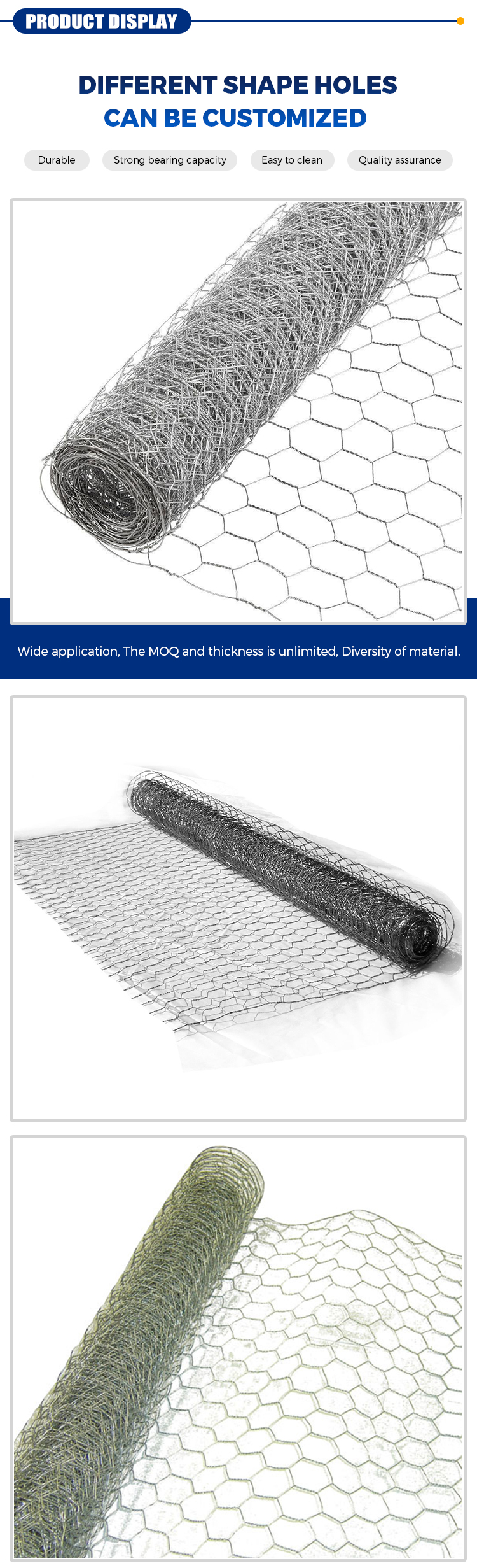 Durable Small Diameter Chicken Wire Mesh Crawfish / Lobster / Fish Trap ...