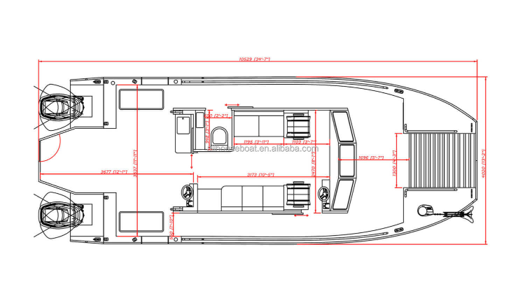 Buy Standard Quality China Wholesale 10m Aluminum Catamaran Rib Boat ...