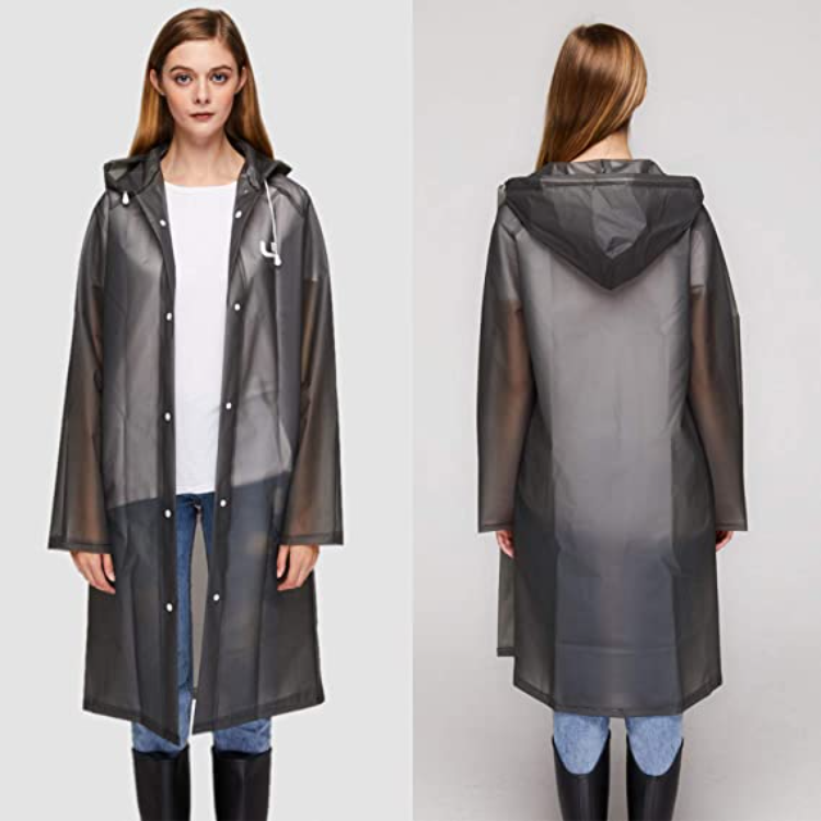 High Quality Long Reusable Waterproof Eva Raincoat Rain Coat Poncho For ...