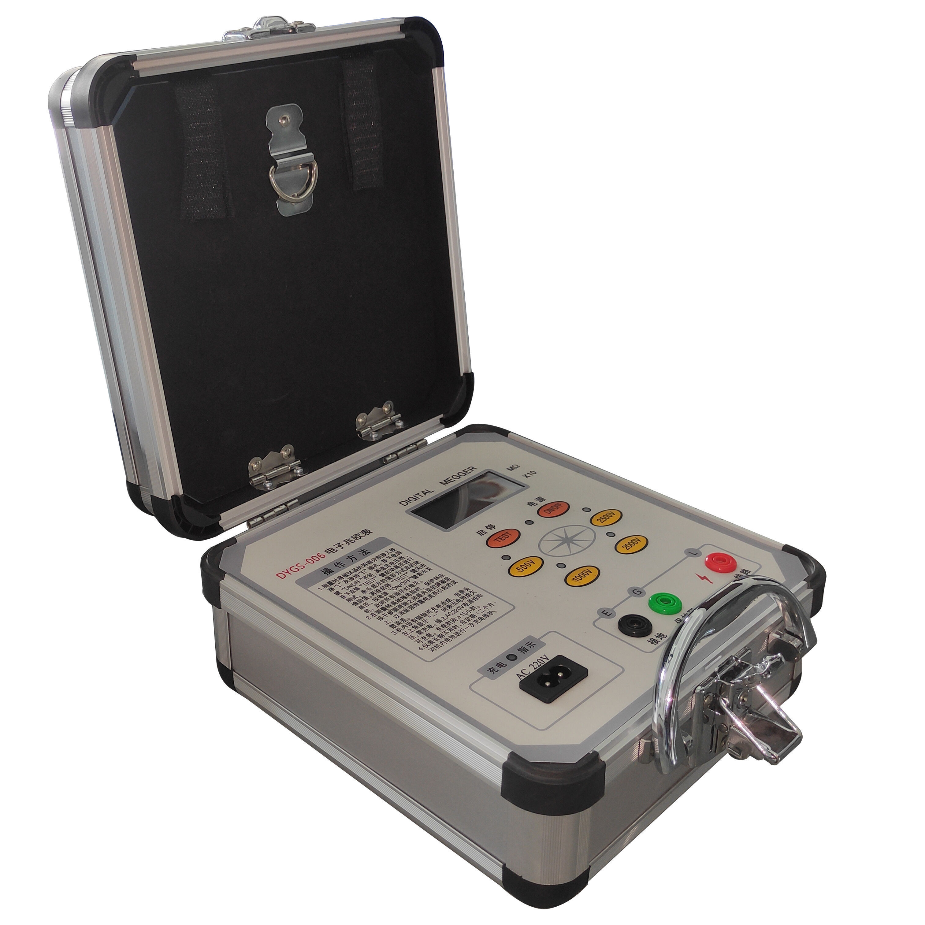 Buy Wholesale China Digital High Voltage Electronic Megohm Meter 500v ...