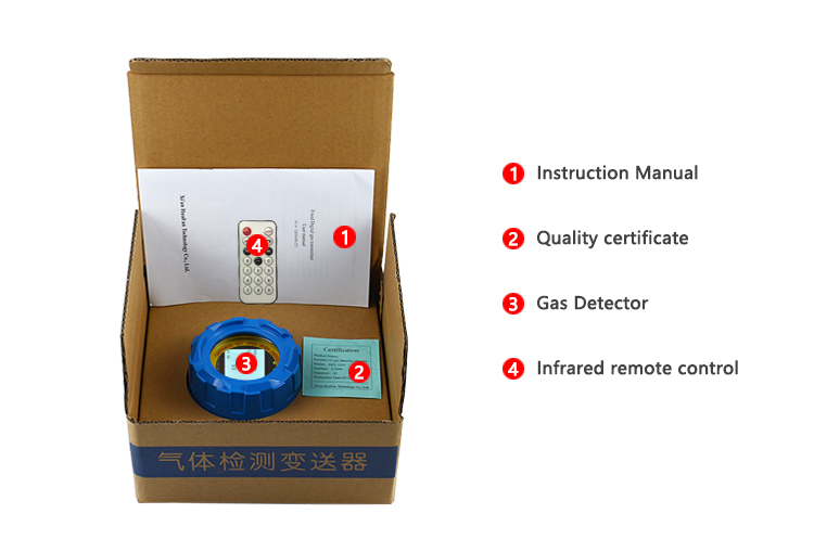 Atex Explosion Proof Flame Detector Gas Leak Detector Alarm Hydrogen ...