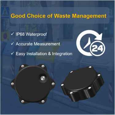 Df703 Sigfox Waste Bin Detector Full Empty Filling Monitoring Sensor ...