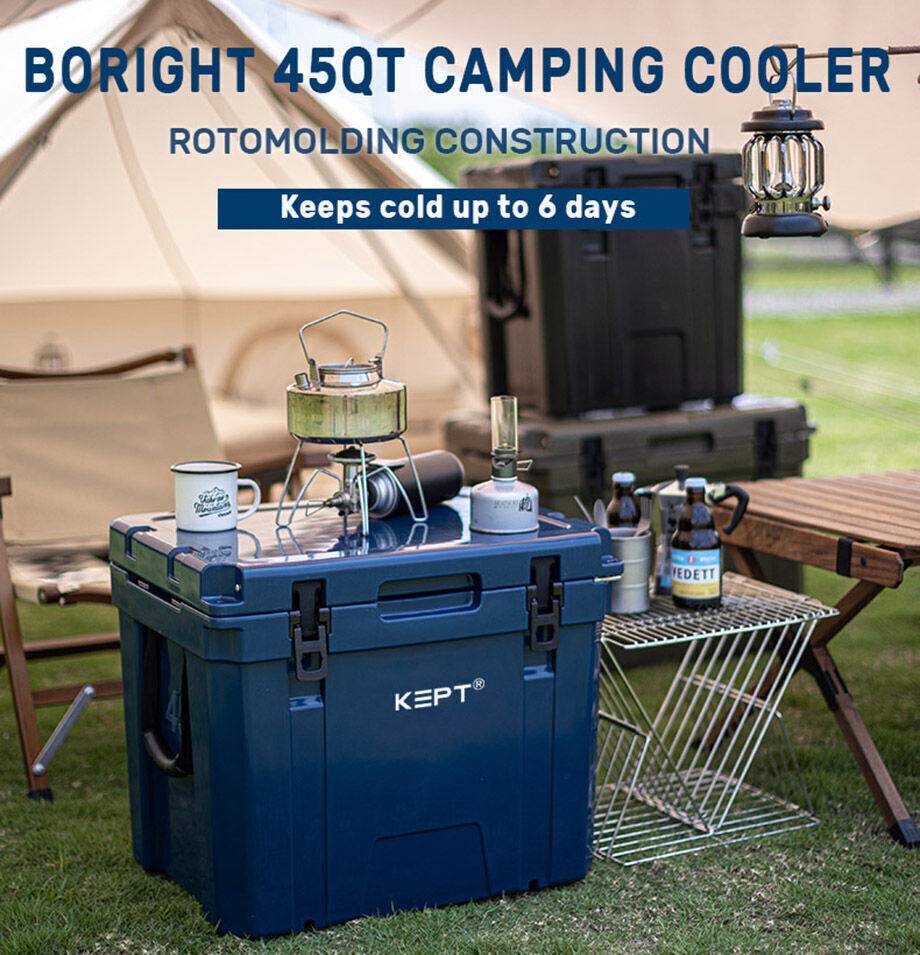 Buy Wholesale China 45qt Camping Rotomolded Ice Cooler Box With Bottle ...
