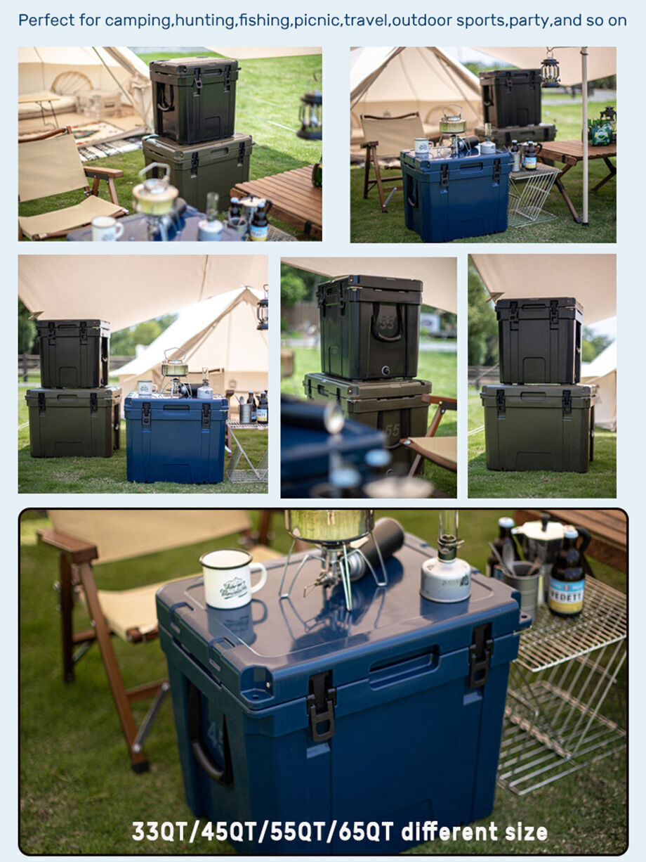 Buy Wholesale China 45qt Camping Rotomolded Ice Cooler Box With Bottle ...