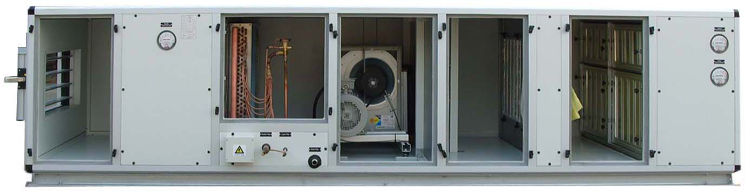 Custom Made Blow Through Clean Room Air Handling Unit Plc Controlled ...