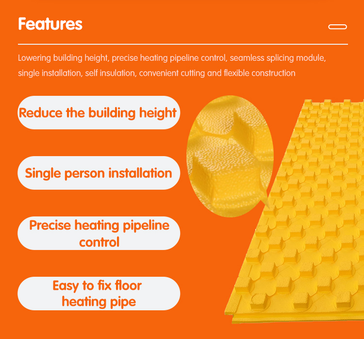 Radiant Floor Heating Eps Floor Bottom Material Polystyrene Panels For ...