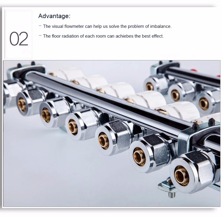 Pex Water Stainless Steel Underfloor Heating Manifold - China Wholesale ...