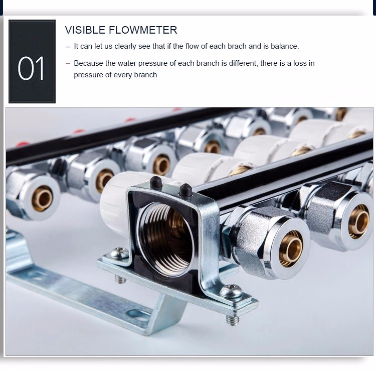 Pex Water Stainless Steel Underfloor Heating Manifold - China Wholesale ...