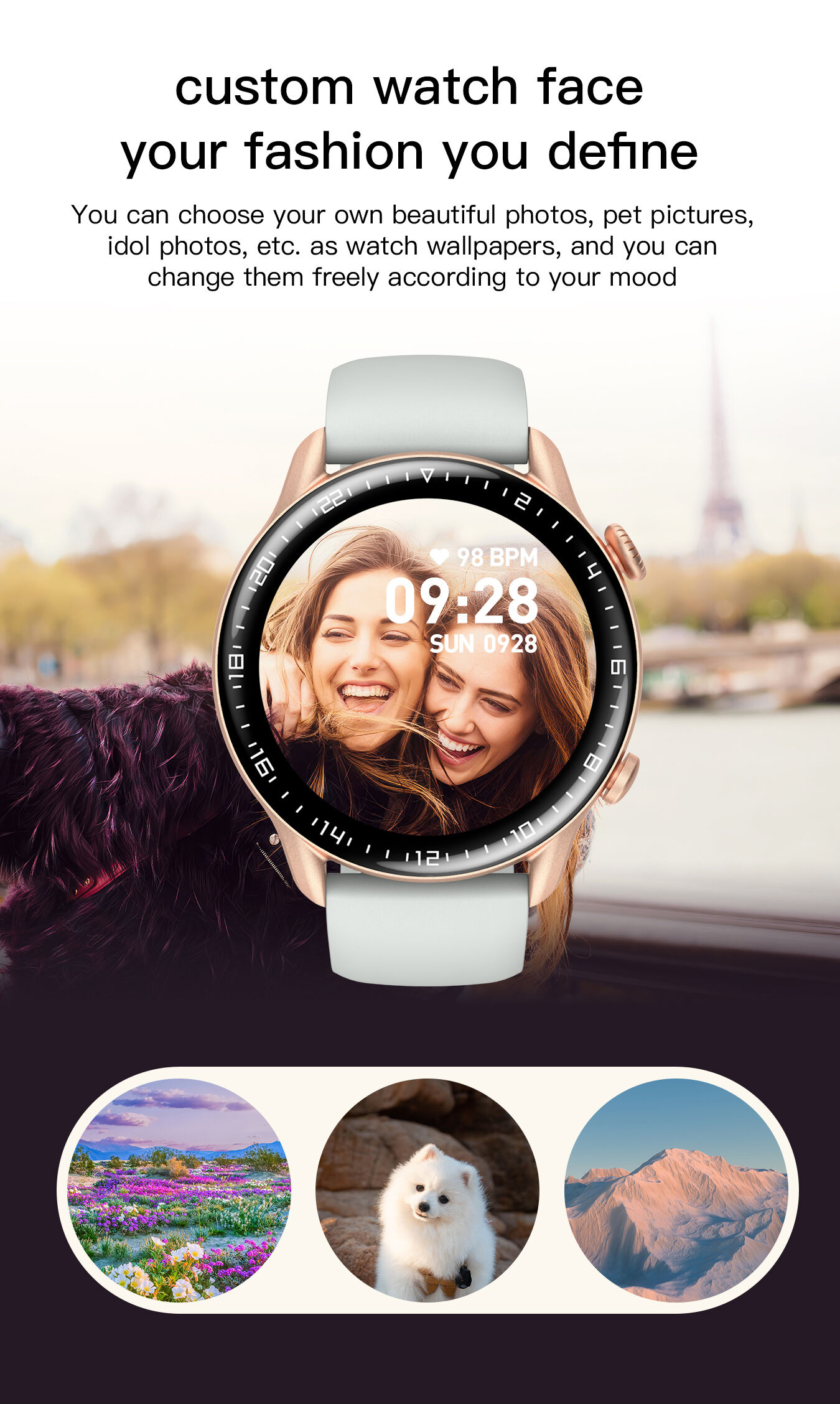 Buy Wholesale China Smartwatches, 1.43“ Amoled 466*466 One Click Connection Bt Calling Heart ...