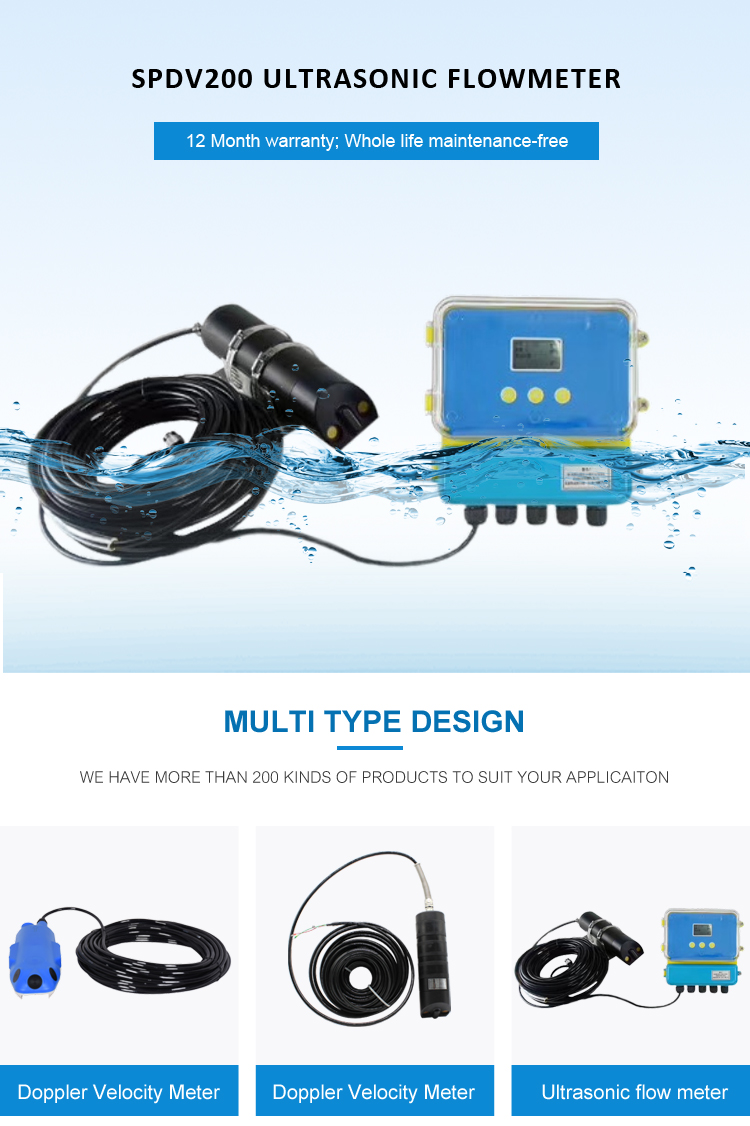 Sentec Doppler Flowmeter Doppler Flow Meter For Wastewater Ultrasonic Open Channel Flow Meter ...