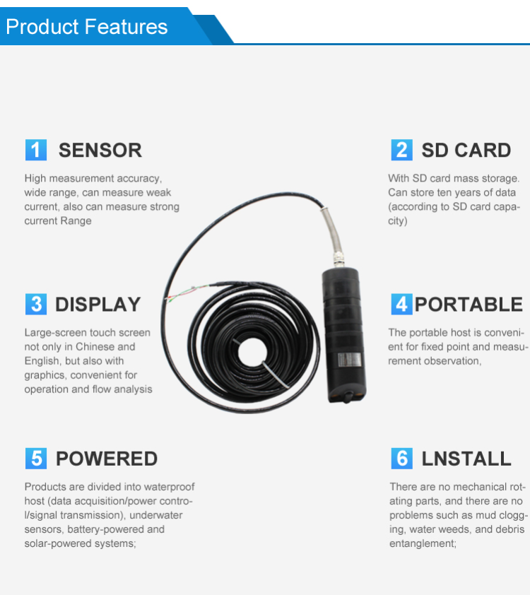 Sentec Doppler Flowmeter Doppler Flow Meter For Wastewater Ultrasonic Open Channel Flow Meter ...