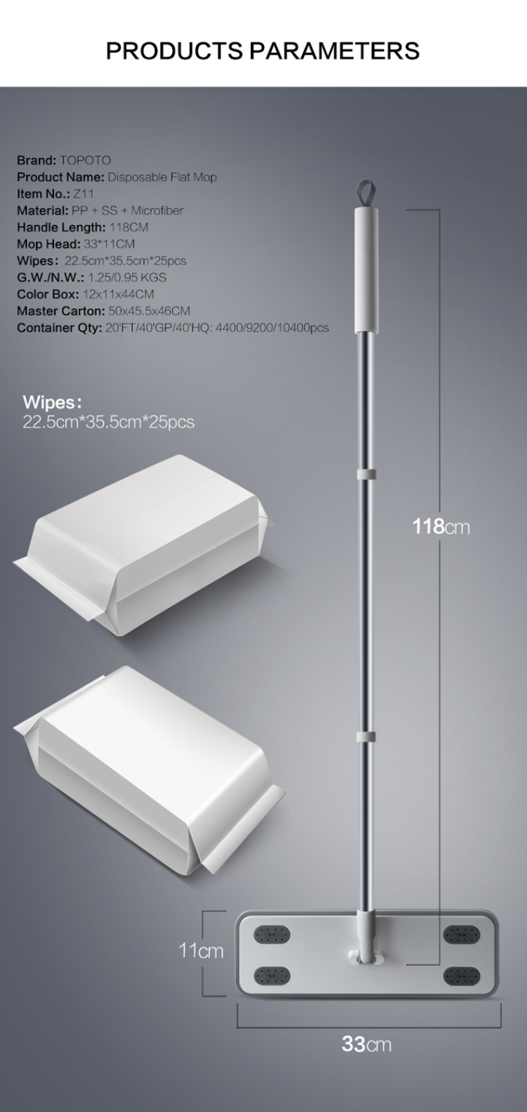 Buy Wholesale China Topoto Nonwoven Cleaning Cloth 22.5cmx35.5cm ...