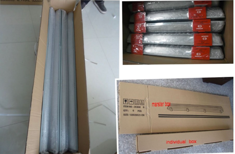 Bulk Buy China Wholesale Led Triproof Light Ip65 36w T8 Tube Fluorescent Waterproof Lamp Linear ...