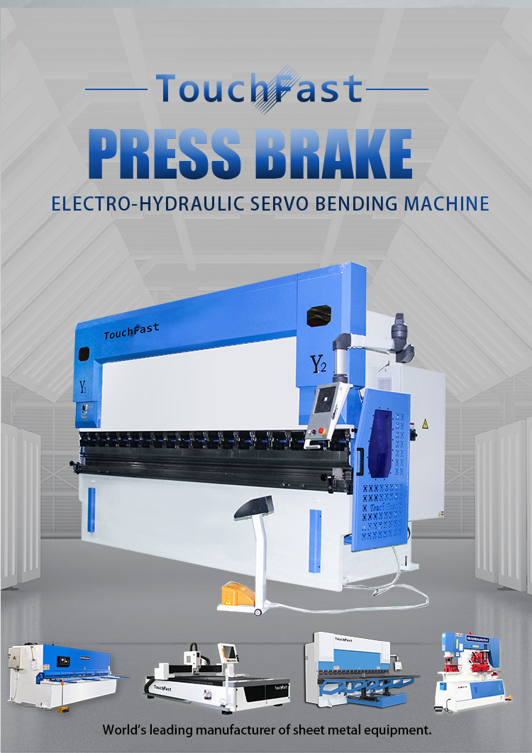 Touchfast Manufacturer Low Price Press Brake Bending Machine Sheet-metal Working Nc Press Brake ...