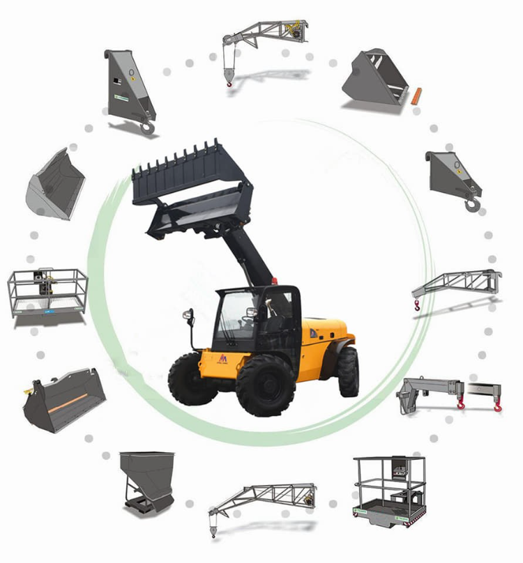 China Hot Sale Telehandler Manufacturer 3ton 3.5ton Steel Camel ...