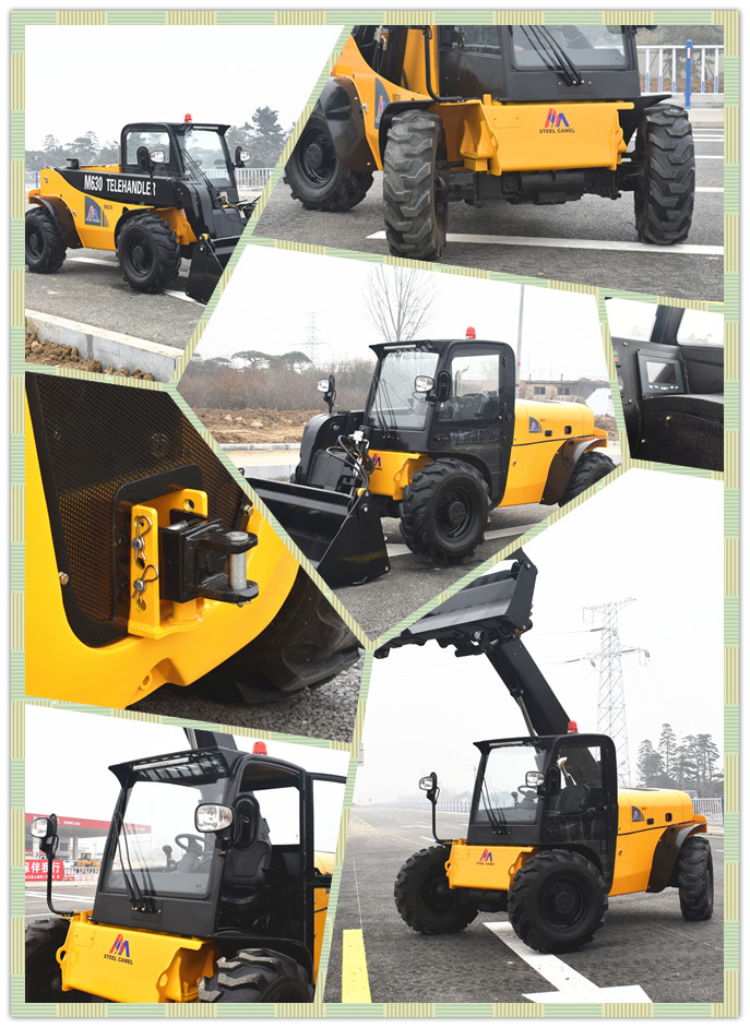 China Hot Sale Telehandler Manufacturer 3ton 3.5ton Steel Camel ...