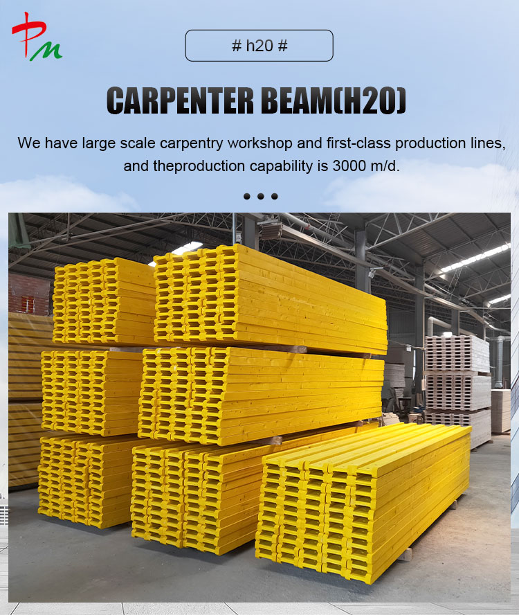 H20 Timber Beam Doka Formwork Wood Beams For Concrete Construction, H20 ...