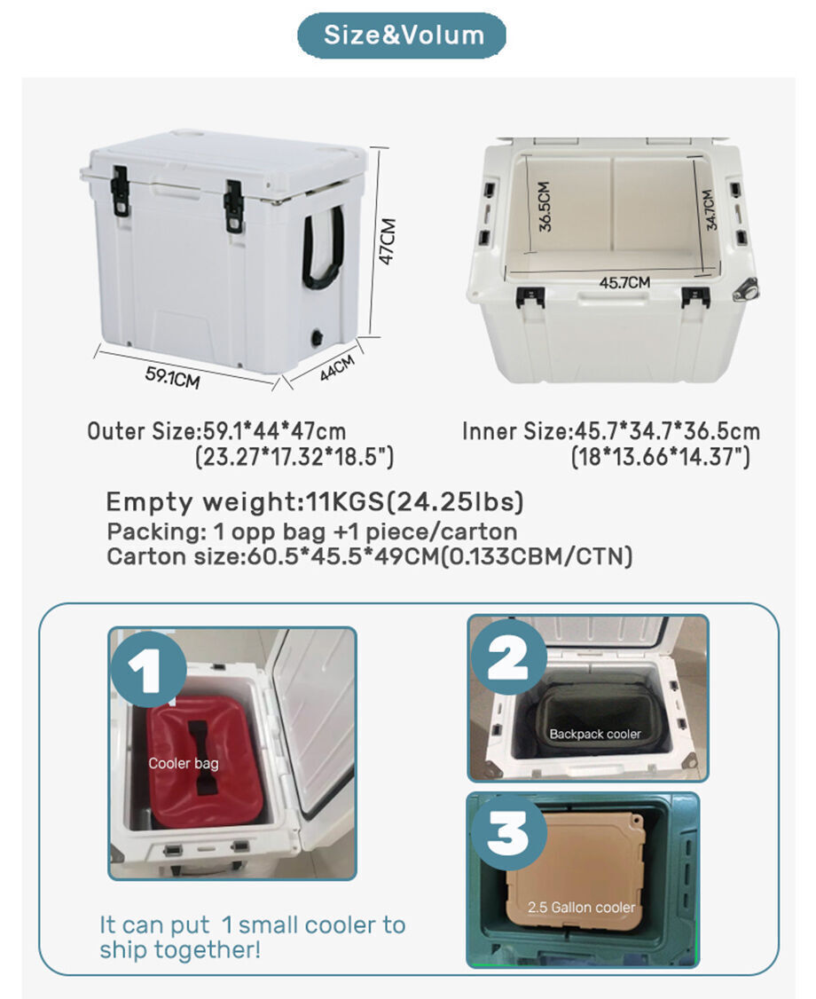 Buy Wholesale China Factory 55qt Large Rotomolded Lldpe Plastic Beer ...