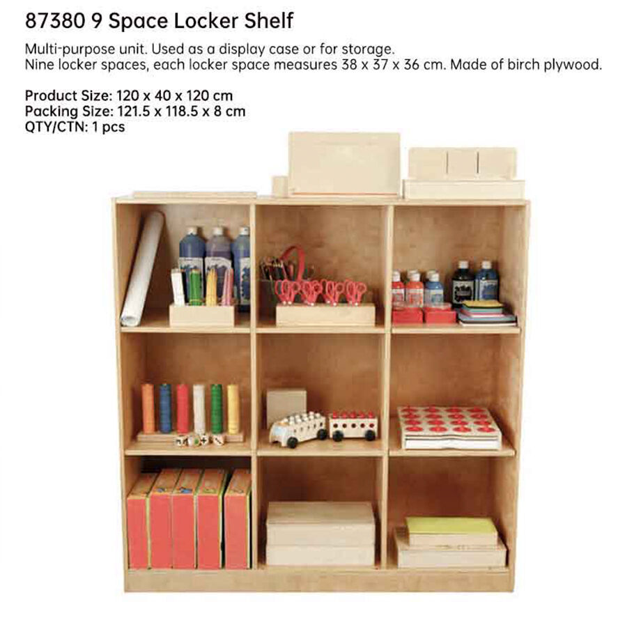 Wooden Nursery Furniture Toy Storage Cabinet Montessori Preschool ...