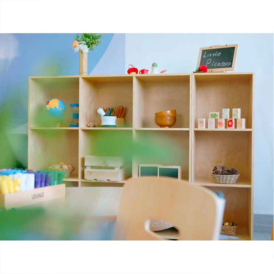 Wooden Nursery Furniture Toy Storage Cabinet Montessori Preschool ...
