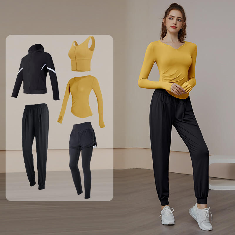 Buy Wholesale China Long Sleeve Yoga Suit Women's High-end Fashion ...