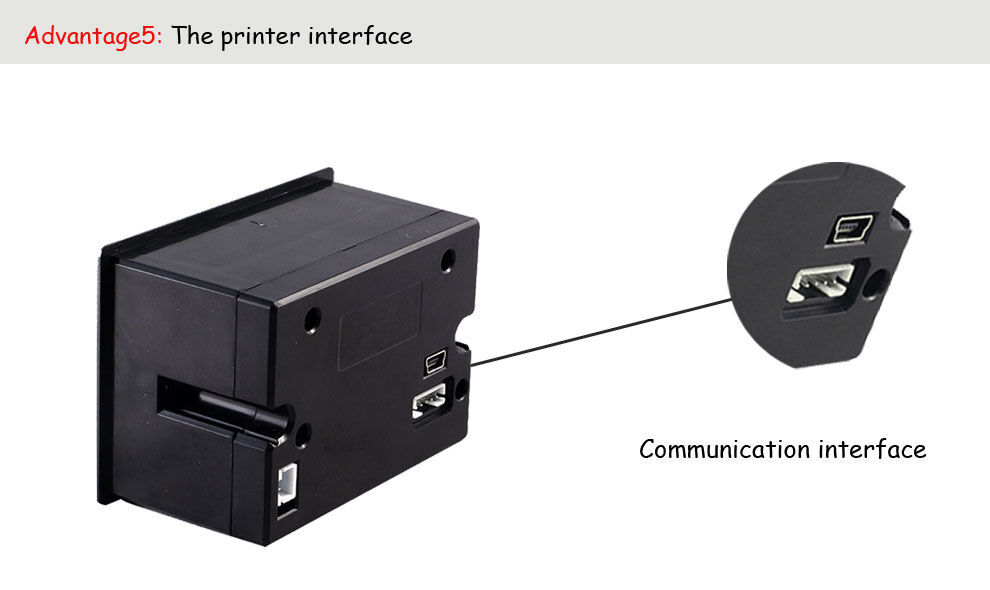 Buy Wholesale China 58mm Pos Ticket Panel Printer Embedded Thermal ...
