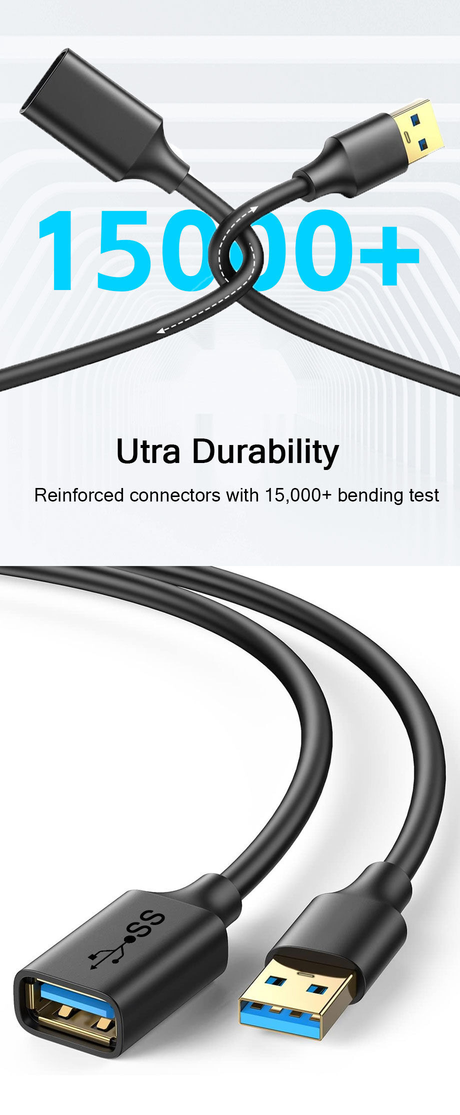 Beastmaster Usb Extension Cable Type A Male To Female Usb 3.0 Extender ...