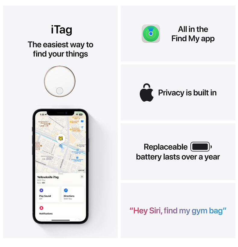 Smart Mini Airtag Mfi Certified Key Finder Pet Locator Satellite Real ...
