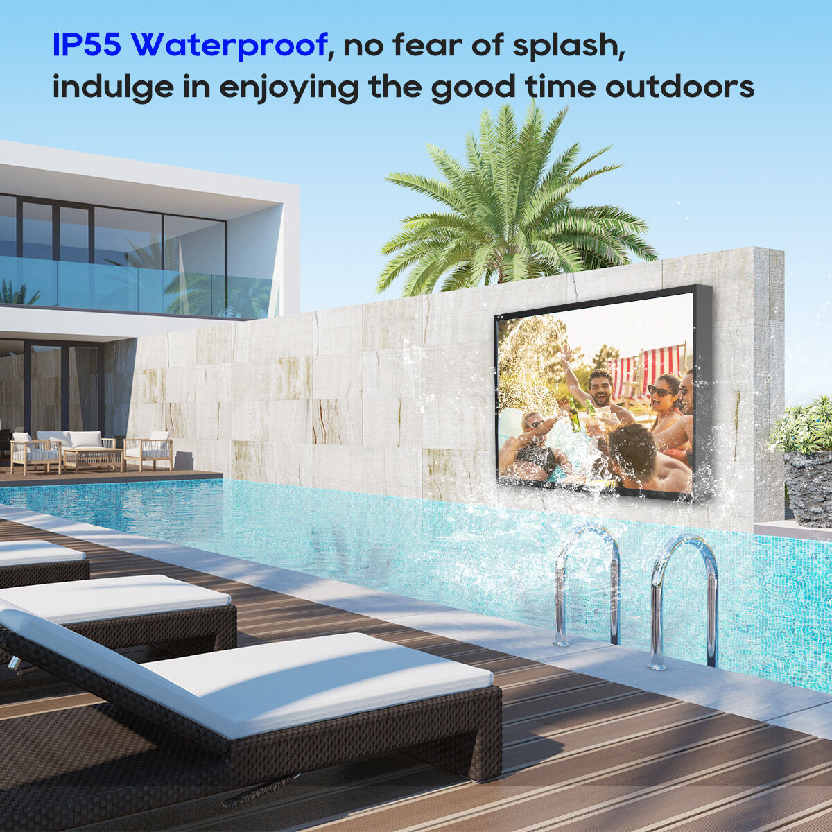 Buy Wholesale China 43 55 65 75 Inch Full Sun Outdoor Tv With Ip55 ...