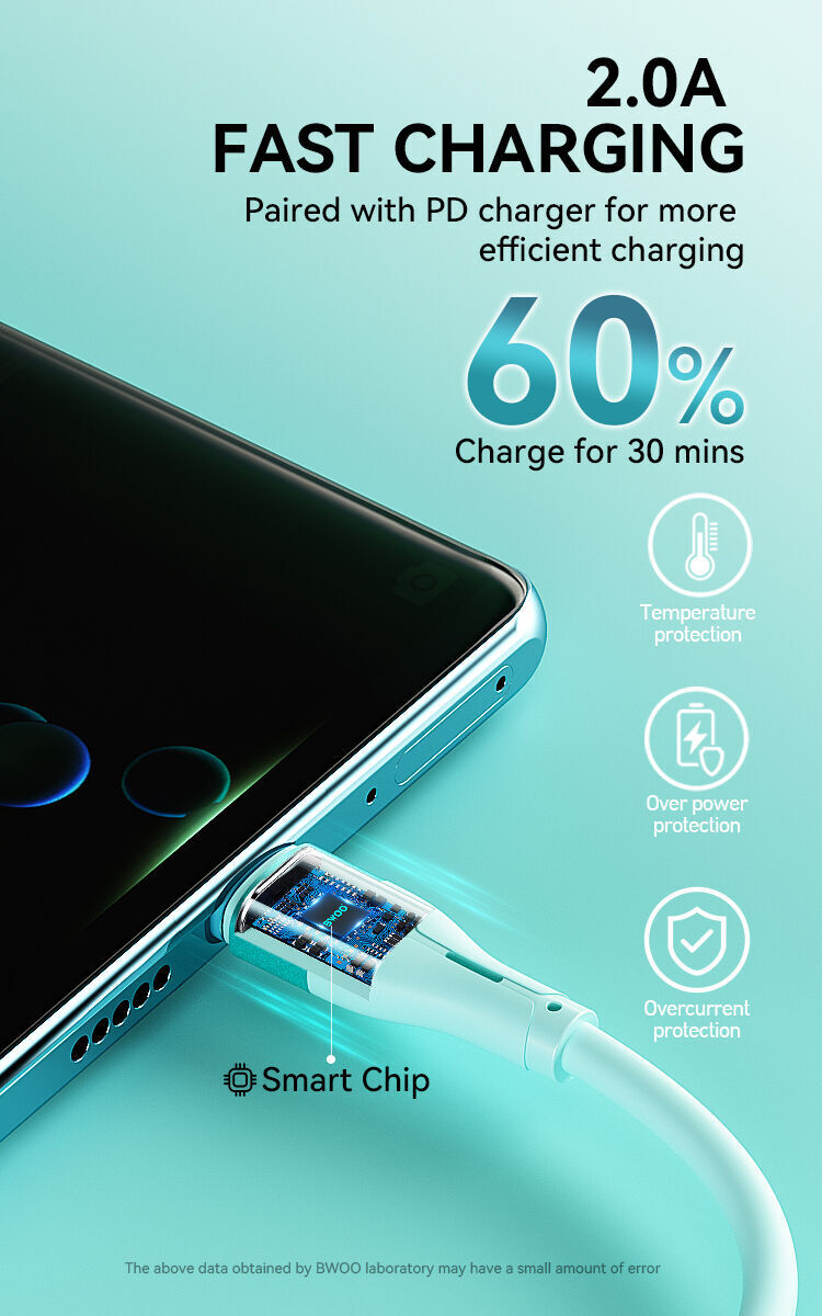 Buy Wholesale China Bwoo 3a Fast Charging Type C Cable 3.0 Regular ...