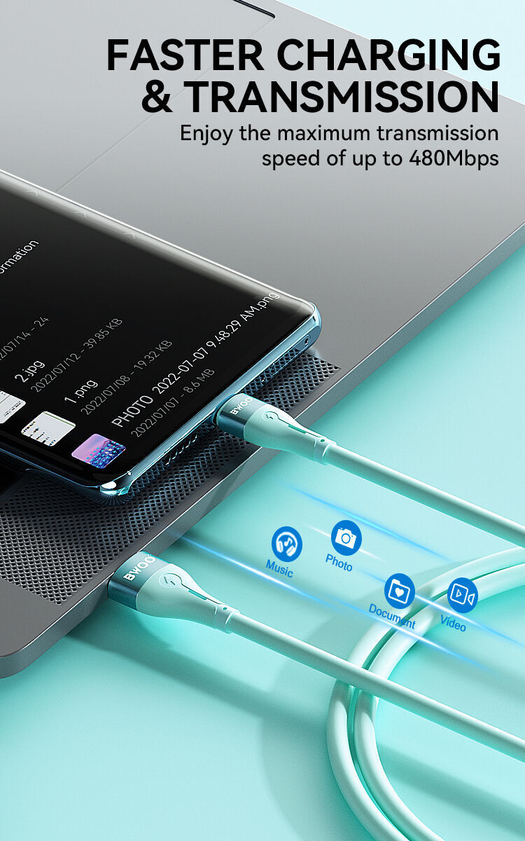 Buy Wholesale China Bwoo 3a Fast Charging Type C Cable 3.0 Regular ...