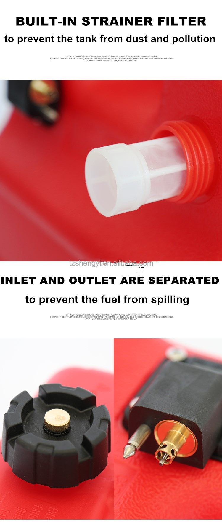 Marine Boat Engine Outboard Motor External Fuel Tank 24l With Fuel Pipe ...