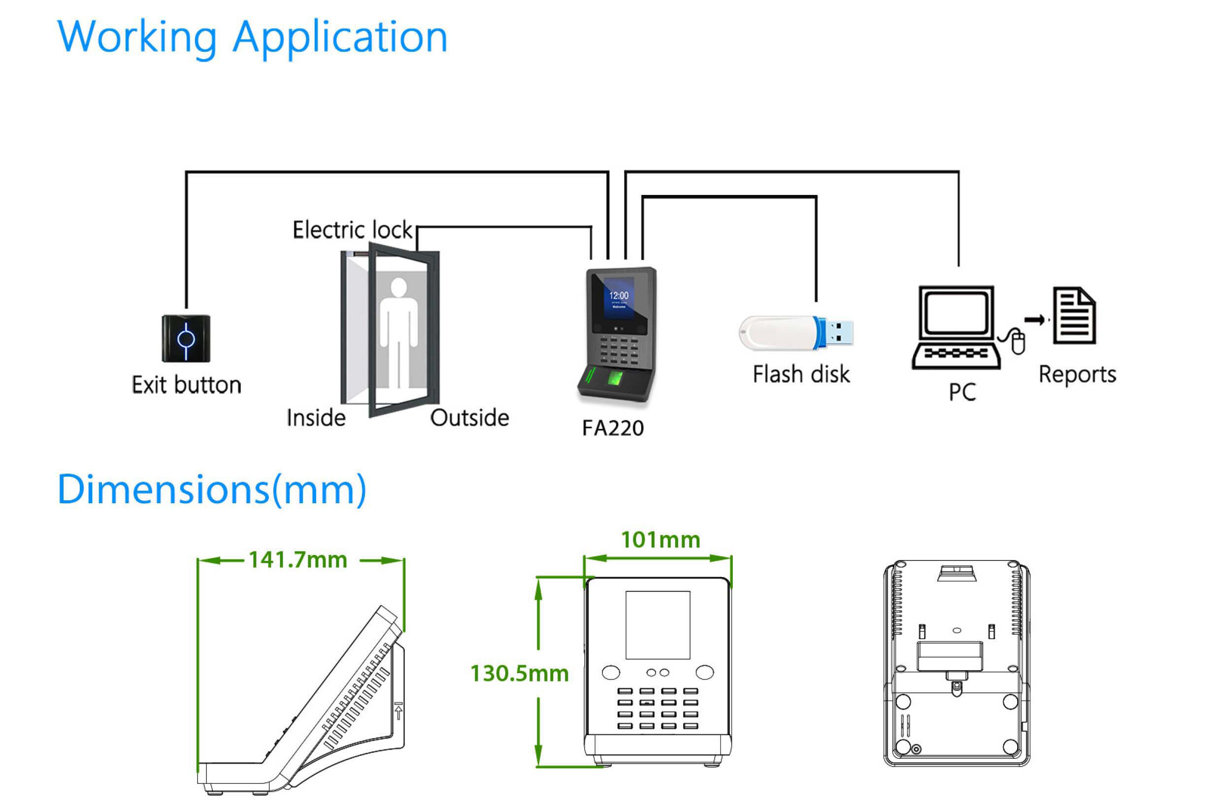 Buy Wholesale China Mutil-biometric Face Recognition And Time ...