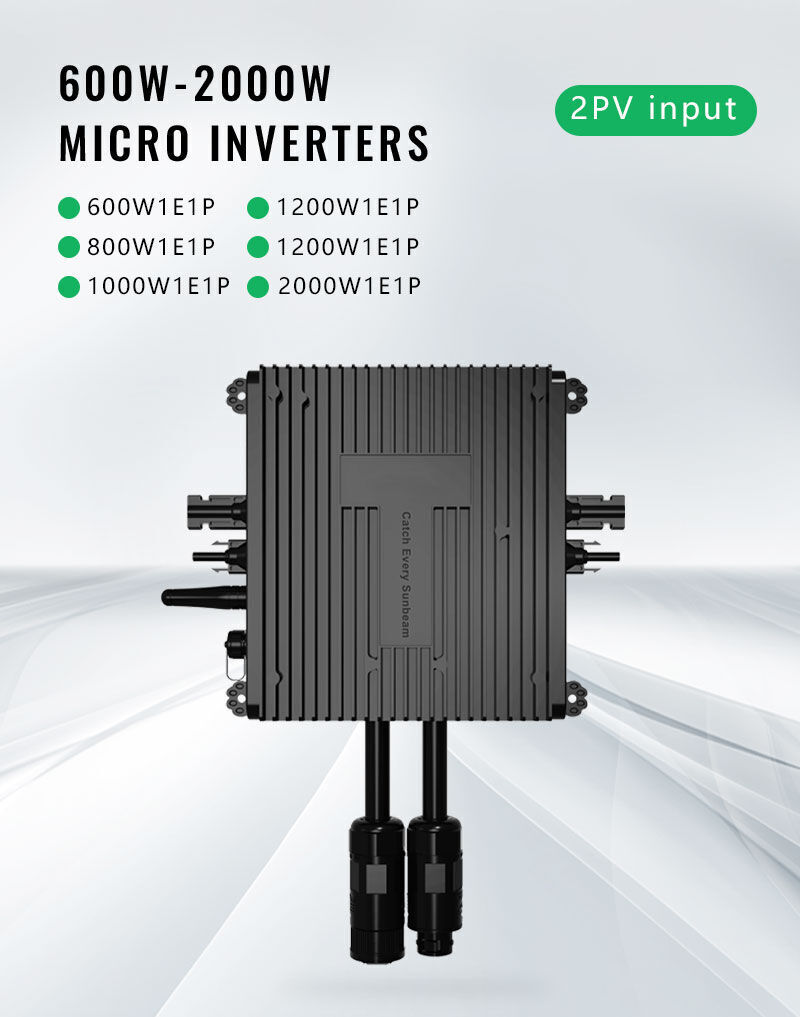 Buy Wholesale China Pv 1000w 1200w 2000w Micro Inverter System Solar ...