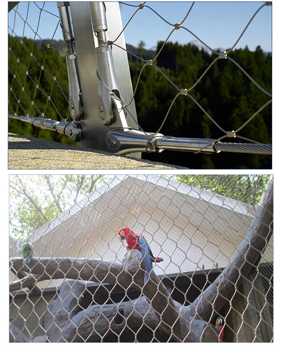 Factory Price High Altitude Fall Prevention Net Stainless Steel Wire ...