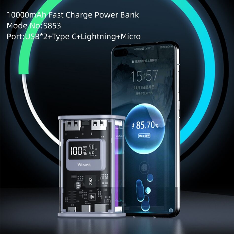22.5w Pd Fast Charger,10000mah Portable Power Bank,quick Charge Power ...