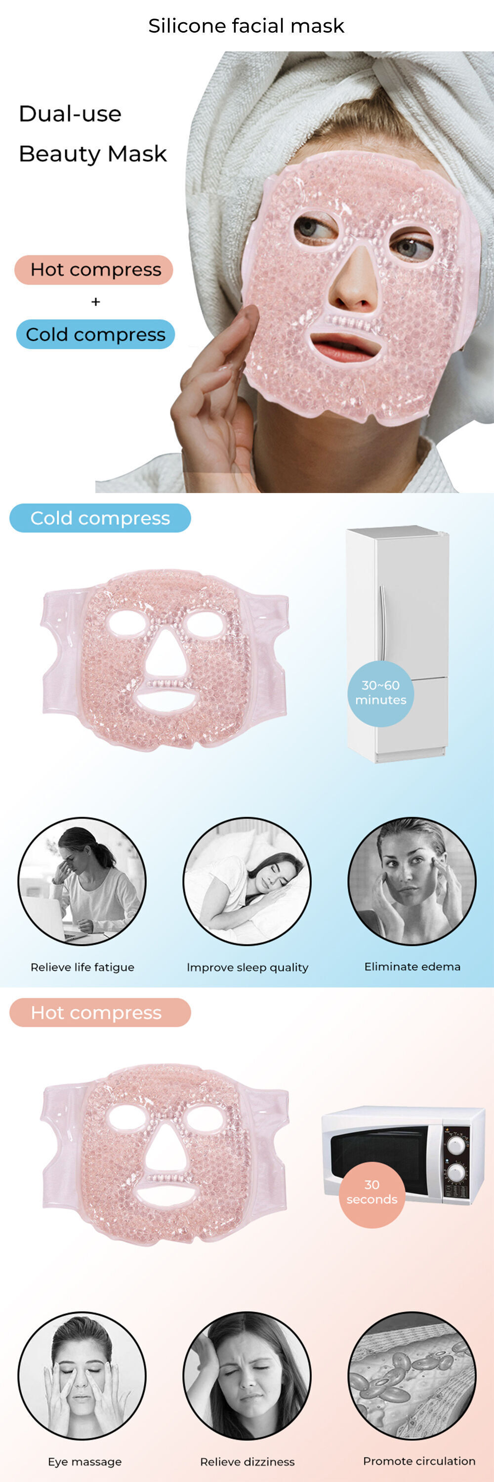 Buy Wholesale China Wholesale Facial Cooling/heating Mask Reusable ...