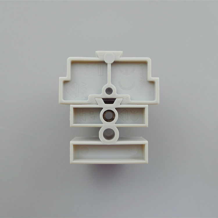 Buy China Wholesale 3 Poles 250v Fuse Terminal Block With Wire ...